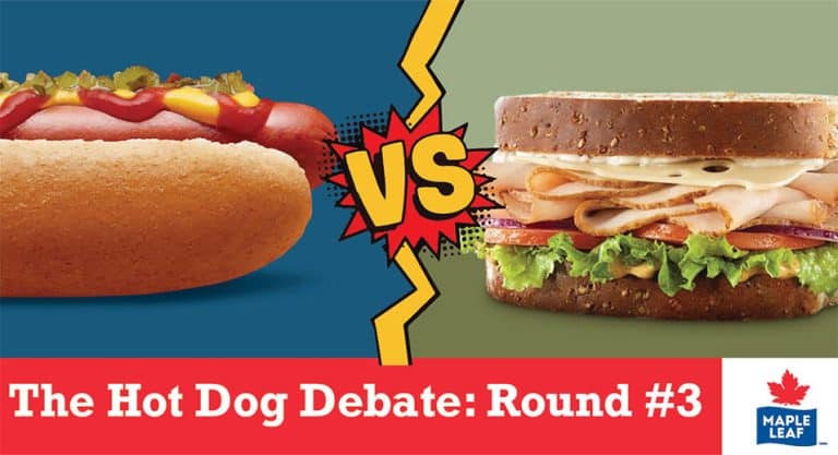 Is a hot dog a sandwich? Our hot dog expert answers. | Maple Leaf Foods