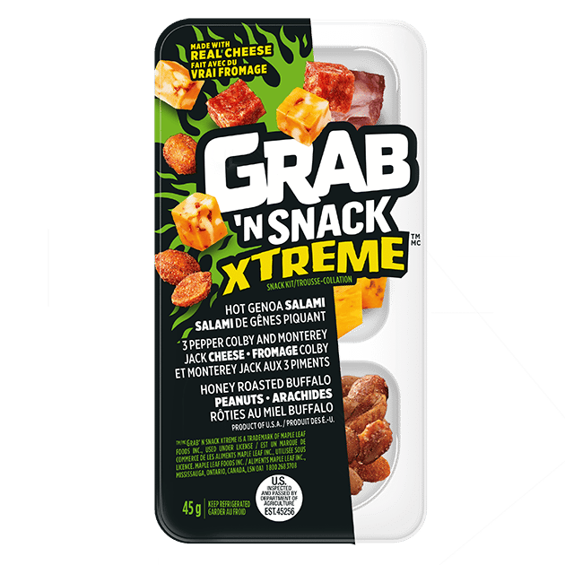 Grab’N Snack™ kits, brand | Maple Leaf Foods